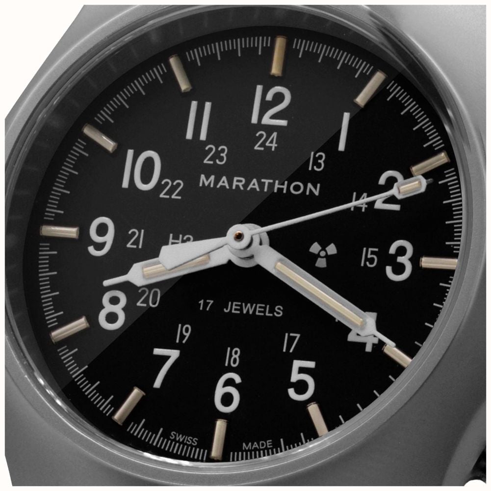 Marathon GPM Steel General Purpose Mechanical (36mm) Black Dial / Black ...