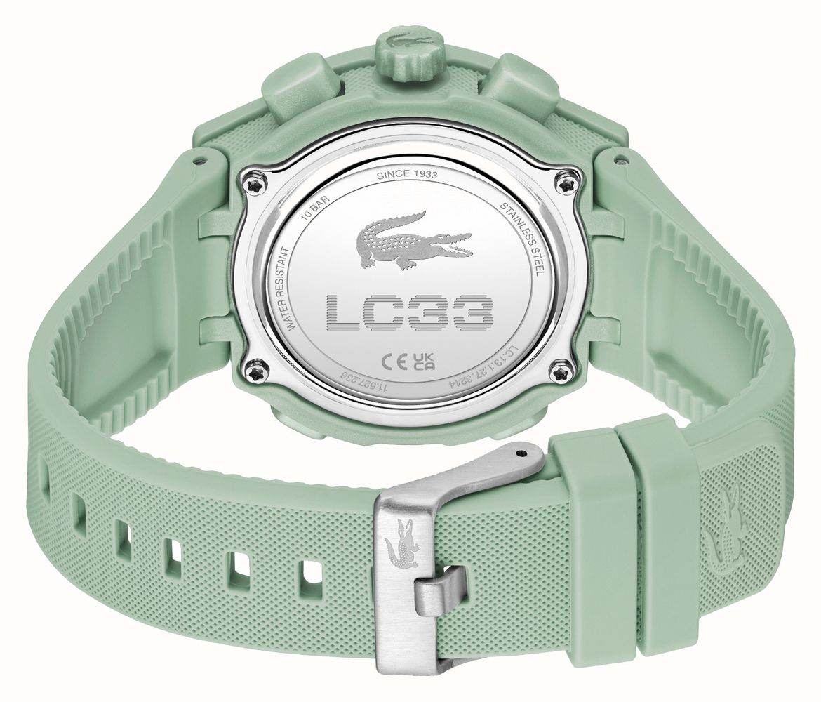 Lacoste LC33 Dual-Display Multifunction (40mm) Rose-Gold Sunray Dial ...