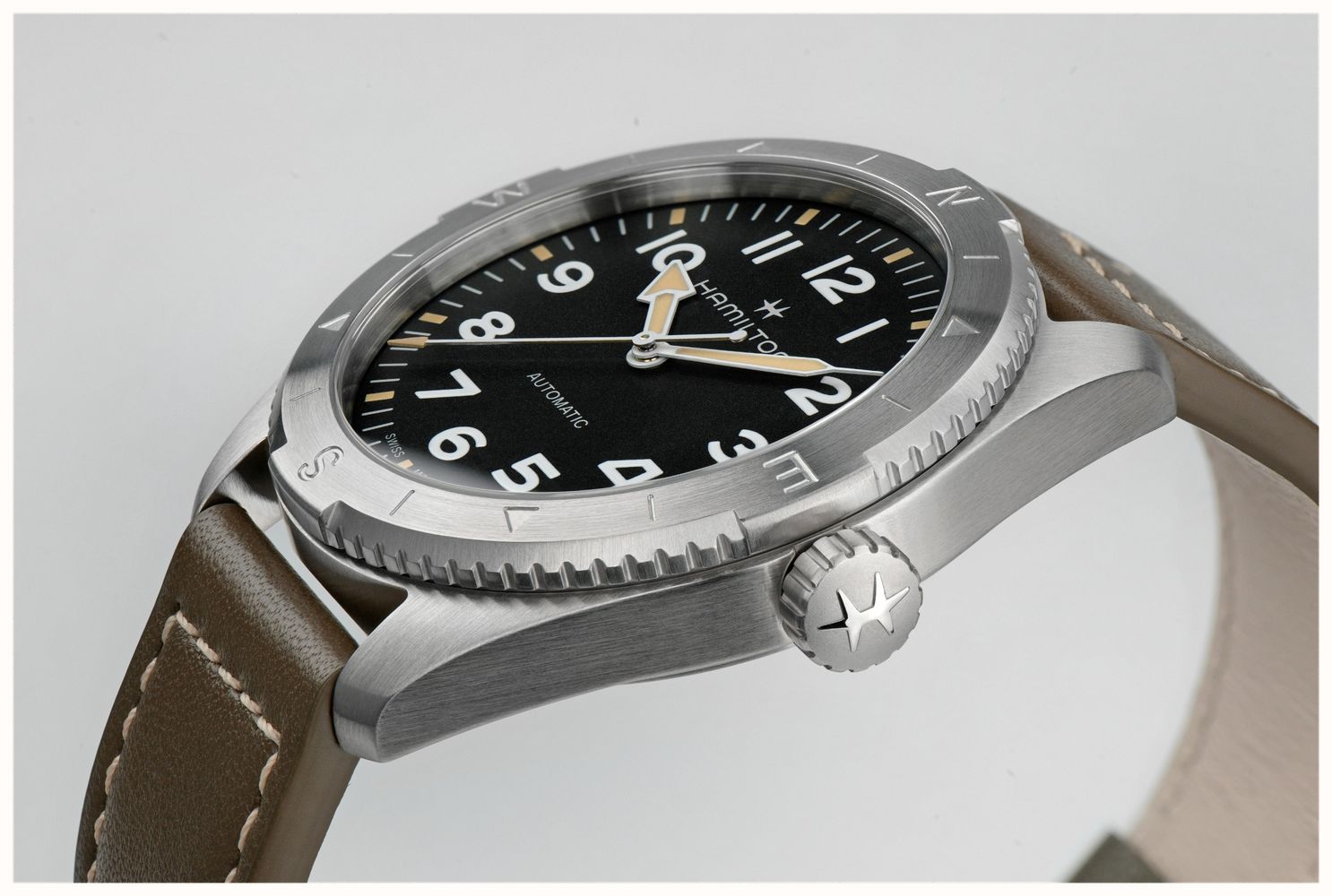 Hamilton Khaki Field Expedition Automatic (41mm) Black Dial / Green ...