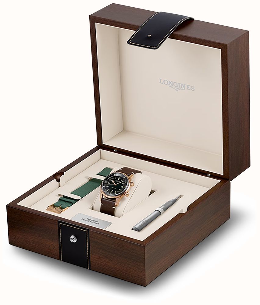 LONGINES Legend Diver Bronze Automatic (42mm) Green Dial / Brown ...