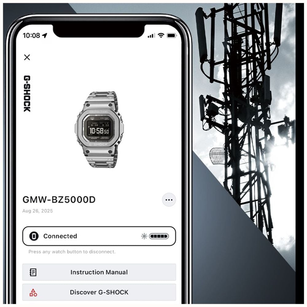Casio G-Shock Full Metal 5000 Series (43.6mm) MIP Display / Stainless ...