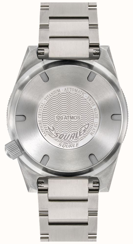 Squale Master Titanium 120 ATM (42mm) Black "Sandwich" Dial / Titanium ...