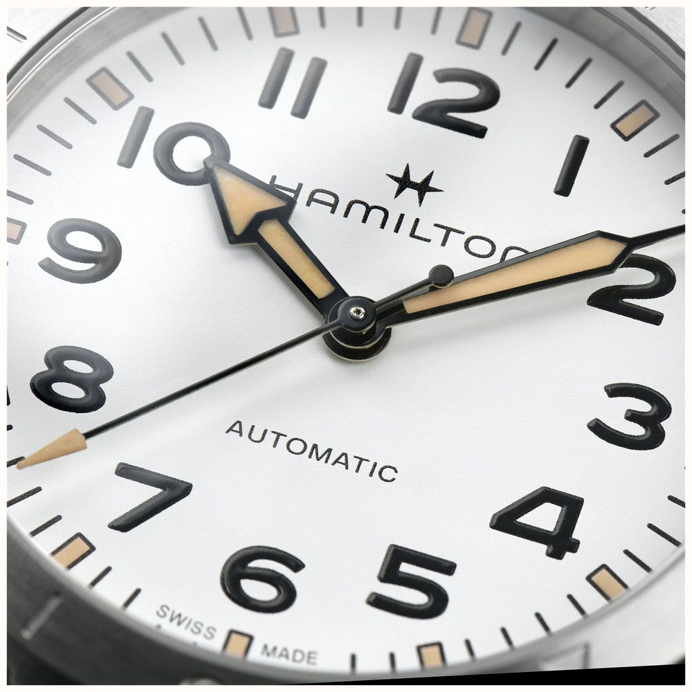 Hamilton Khaki Field Expedition Automatic (37mm) White Dial / Green ...