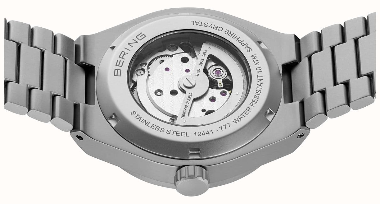 Bering Men's Automatic (41mm) Grey Dial / Stainless Steel Bracelet ...