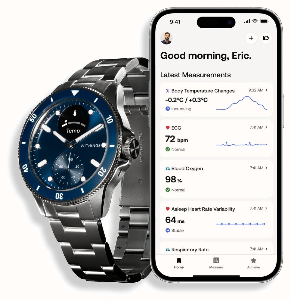 Withings ScanWatch Nova - Clinically Validated Hybrid Smartwatch HWA10 ...