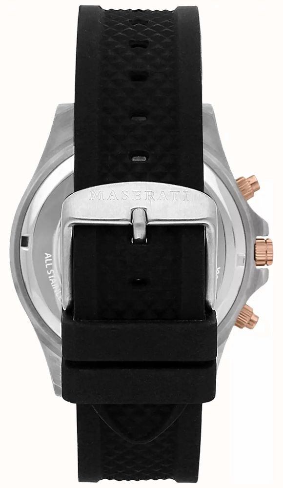 Maserati SFIDA Men's Silicone Strap Watch R8871640002 - First Class ...