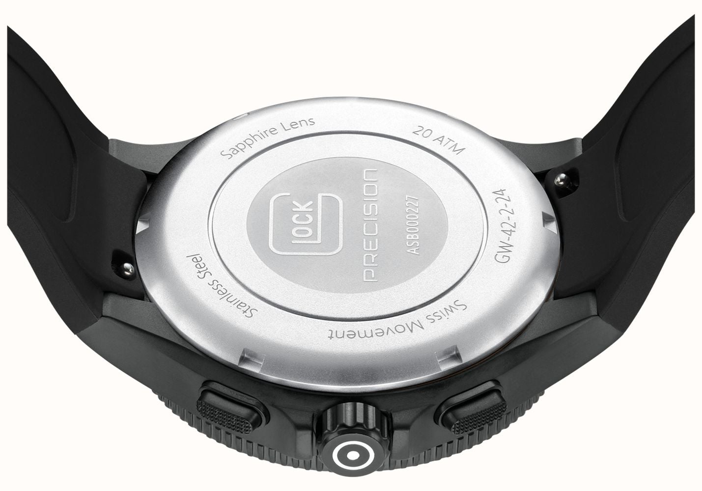 GLOCK Precision Quartz Chronograph (44mm) Black Dial / Black RTF ...