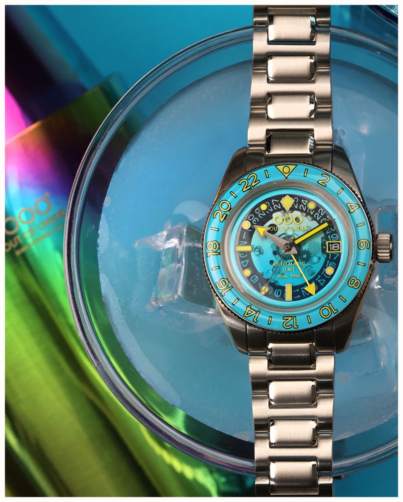 Out Of Order Angelo Azzurro Limited Edition Automatic GMT (40mm) OOO ...