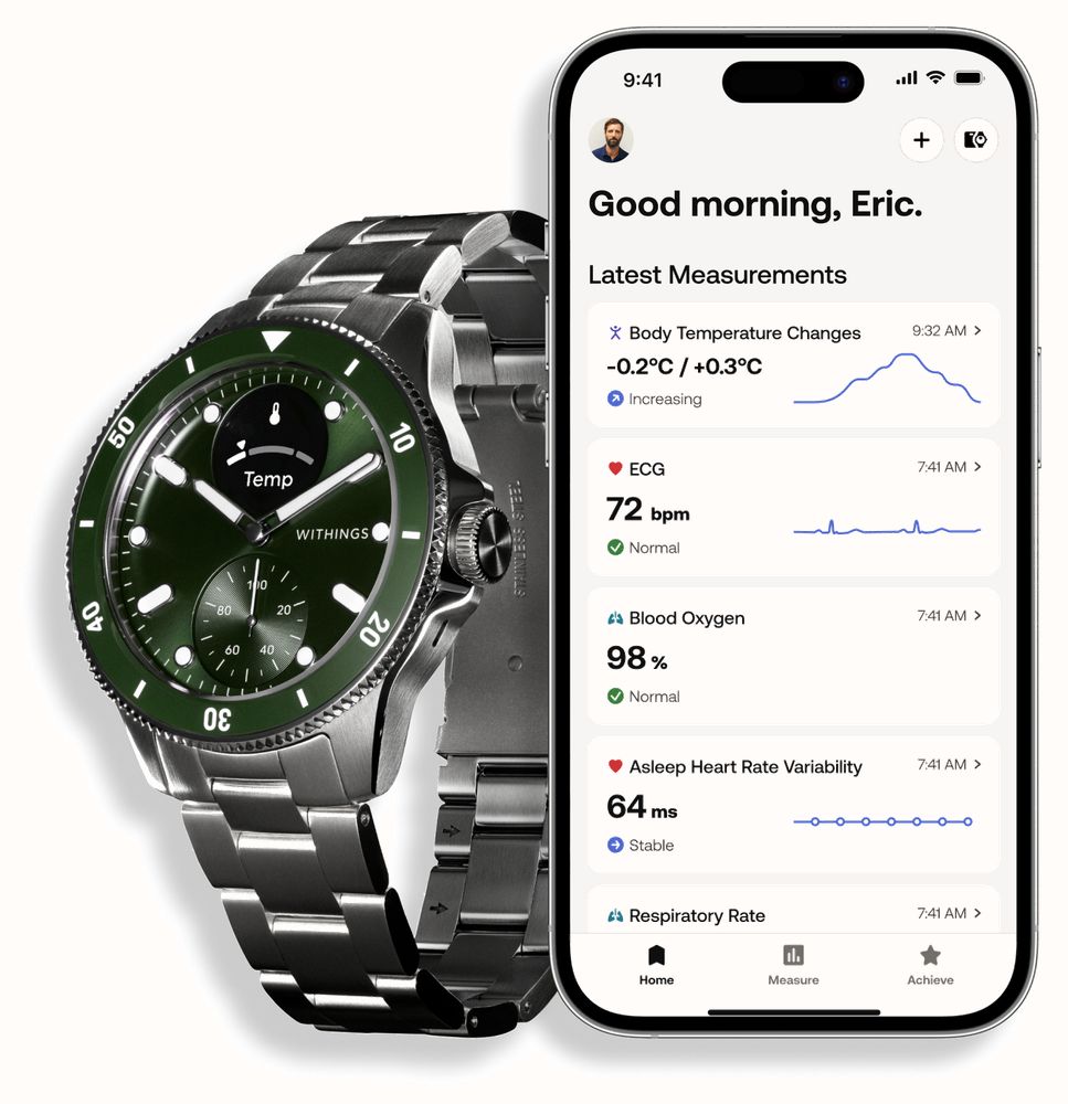 Withings ScanWatch Nova - Clinically Validated Hybrid Smartwatch HWA10 ...