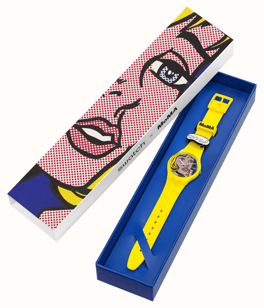Swatch X MoMA - REVERIE BY ROY LICHTENSTEIN, THE WATCH - Swatch Art ...