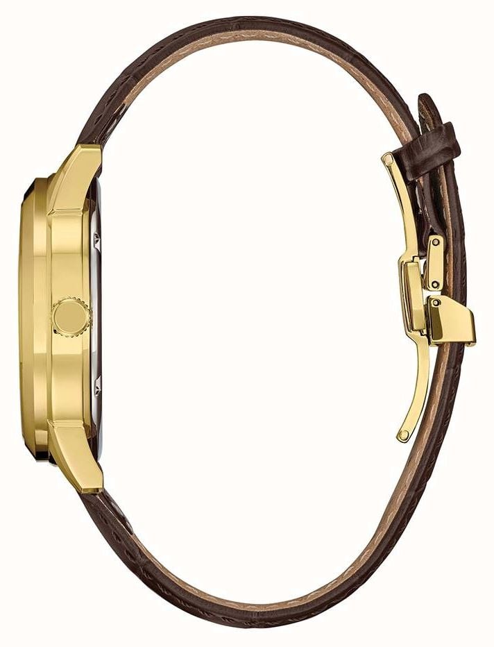 Citizen Men's Eco-Drive (40mm) Black Dial / Brown Leather Strap BU2112-06E - First Class Watches ...