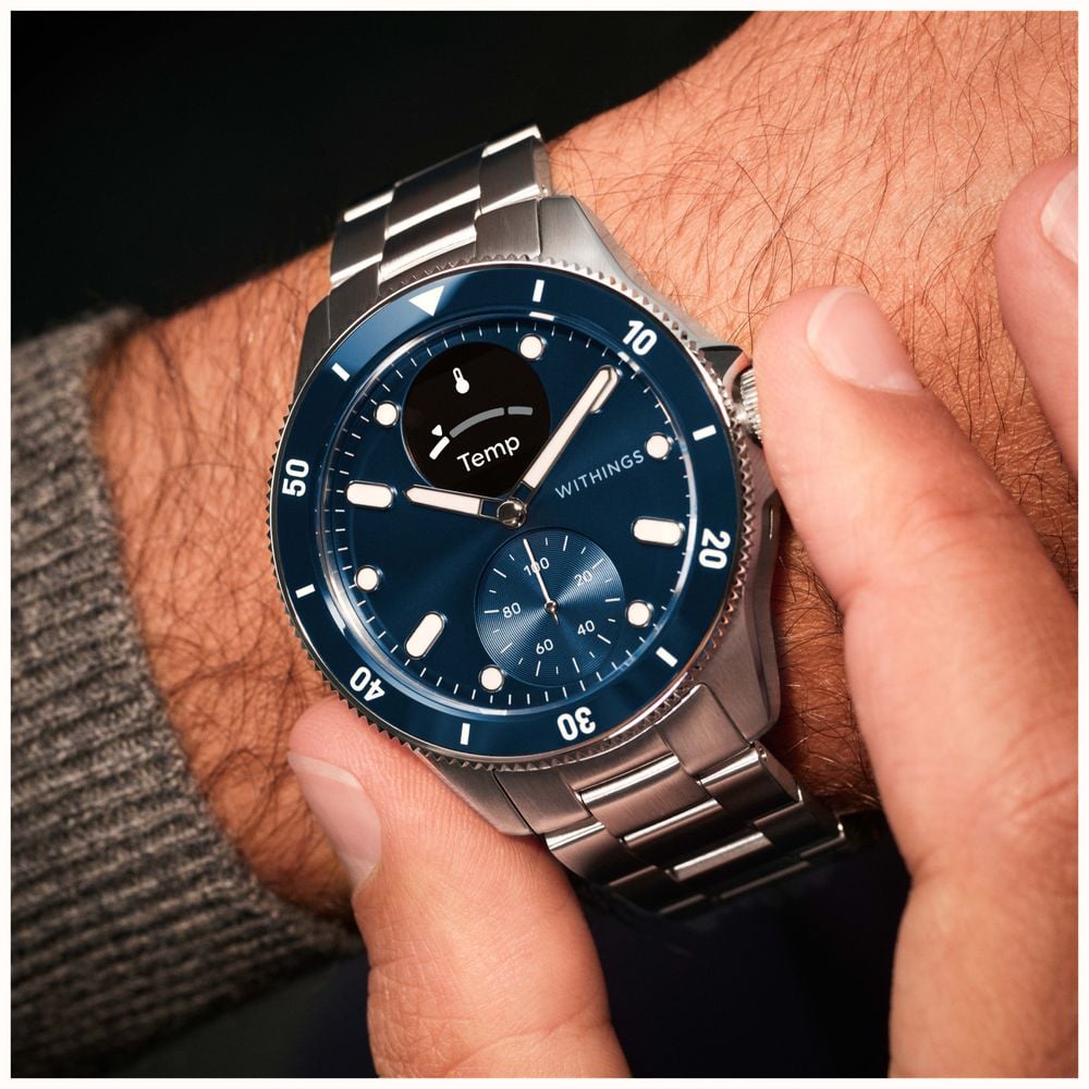 Withings ScanWatch Nova - Clinically Validated Hybrid Smartwatch HWA10 ...