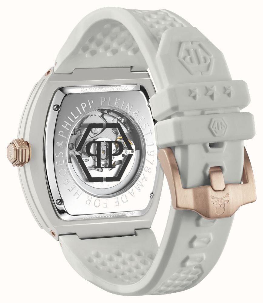 Philipp Plein The Skeleton Eco Ceramic High-Conic (44mm) Skeleton Dial ...