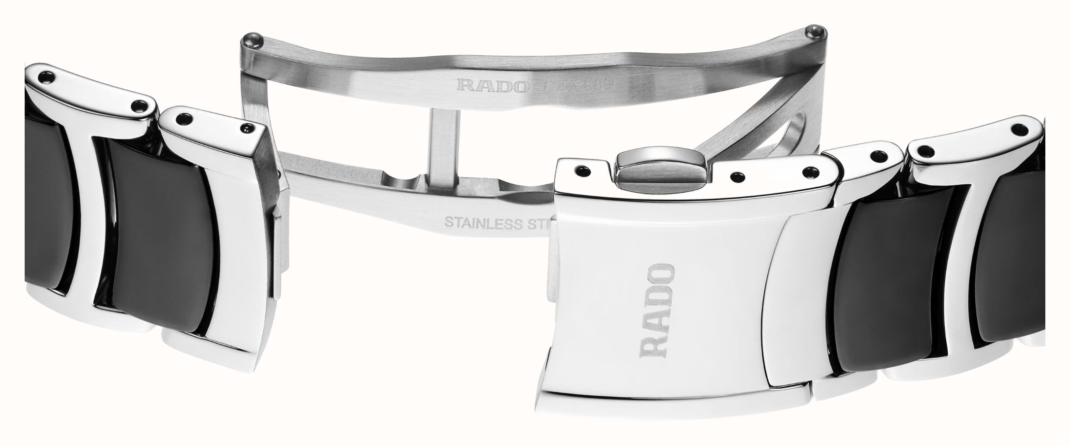 RADO セントリックス クォーツ (39.5mm) ブラック文字盤 / R30021152 - First Class Watches™ JPN