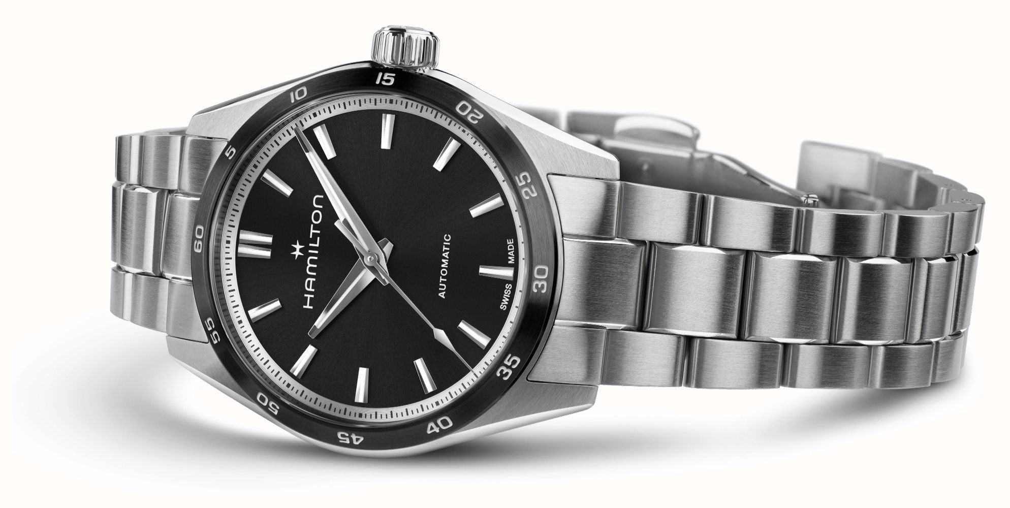 Hamilton Jazzmaster Performer Auto (34mm) Stainless Steel H36135130 ...