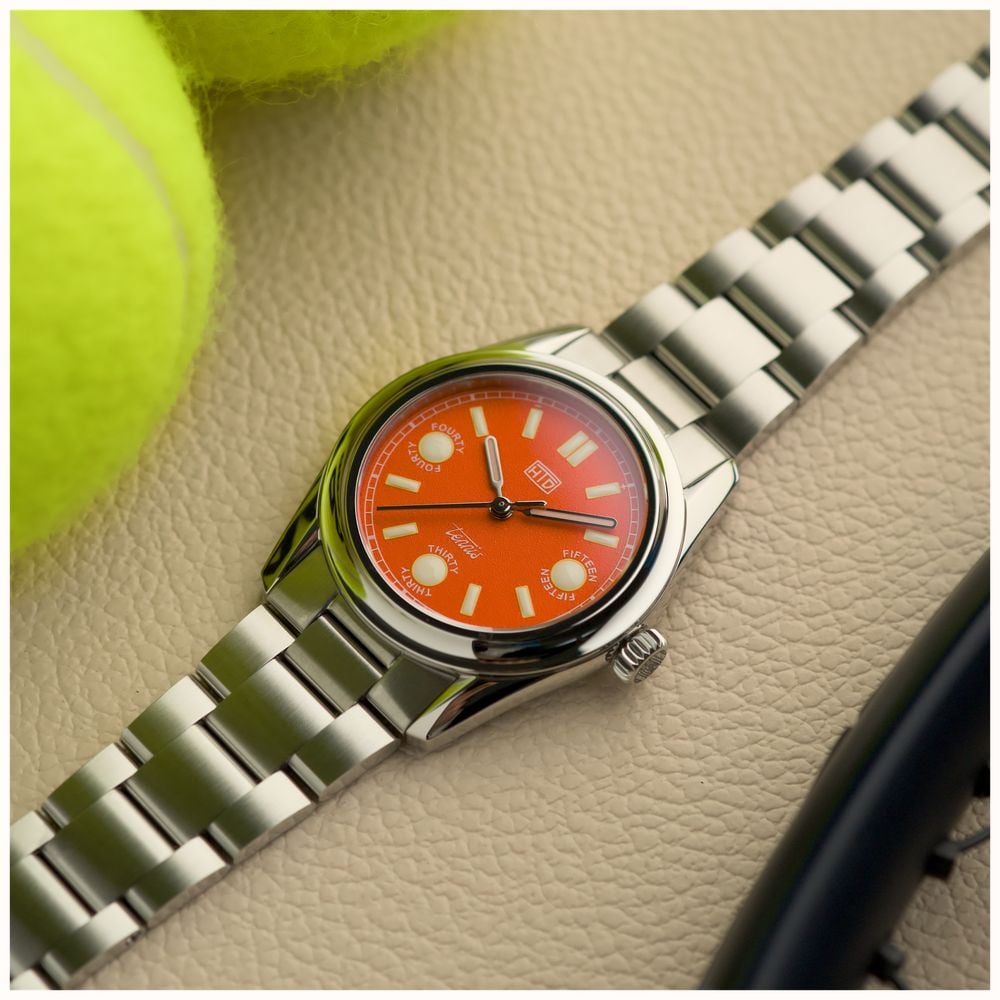 HTD Tennis Sport Terra Rossa Automatic (37mm) Orange 'Score' Dial ...