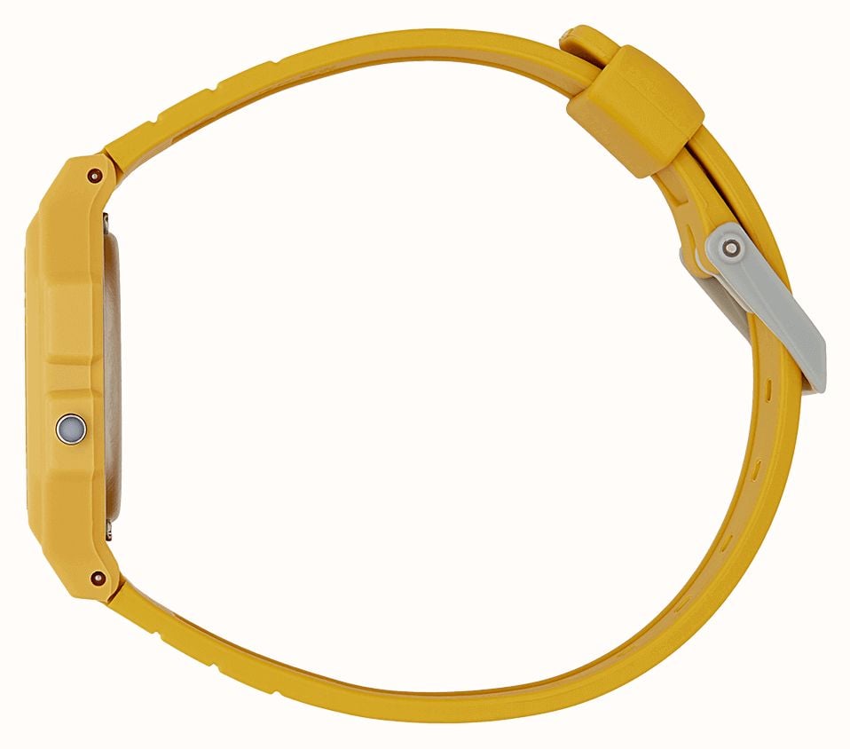 Casio Vintage F-91W (35.2mm) Digital Dial / Mustard Yellow Resin F-91WC ...