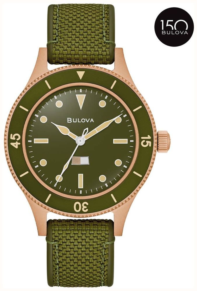 Bulova MIL-Ships Bronze - 150th Anniversary Special Edition (41mm) Army ...
