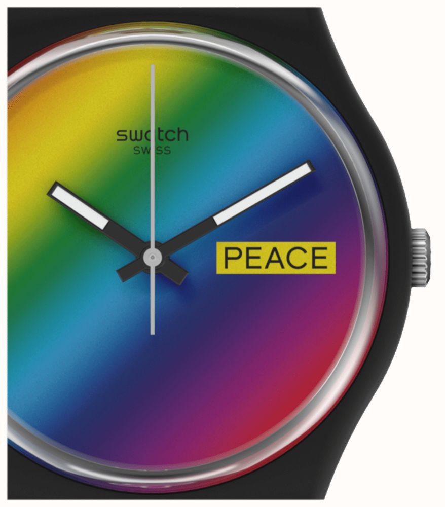 Swatch Flower Power Ga Met Het 'biokeramische Booghorloge' SO31B101 ...