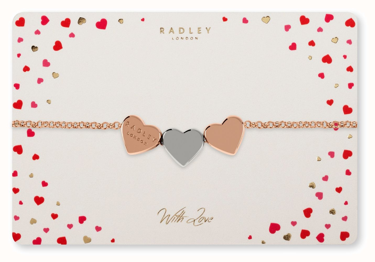 Radley rose gold bracelet store