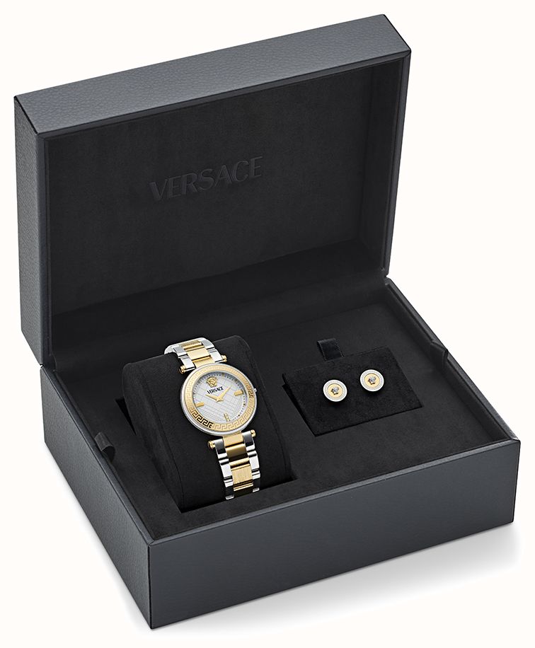 Versace Reve (35毫米) 银色表盘/双色不锈钢表链 VE8B00724 - First Class Watches™ CHN