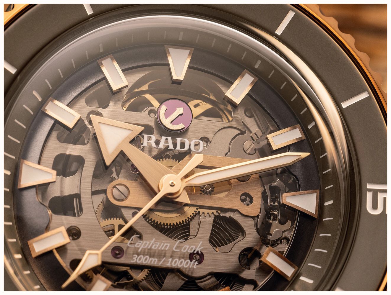 RADO Captain Cook High-Tech Ceramic Skeleton (43mm) Skeleton Dial ...