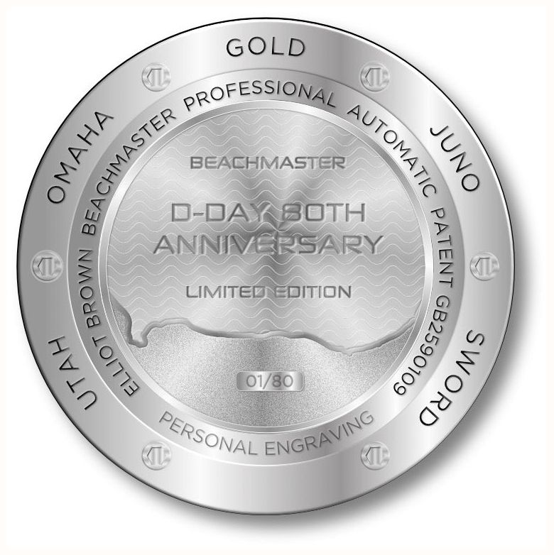Elliot Brown Beachmaster Automatic D-Day 80th Limited Edition (40mm ...
