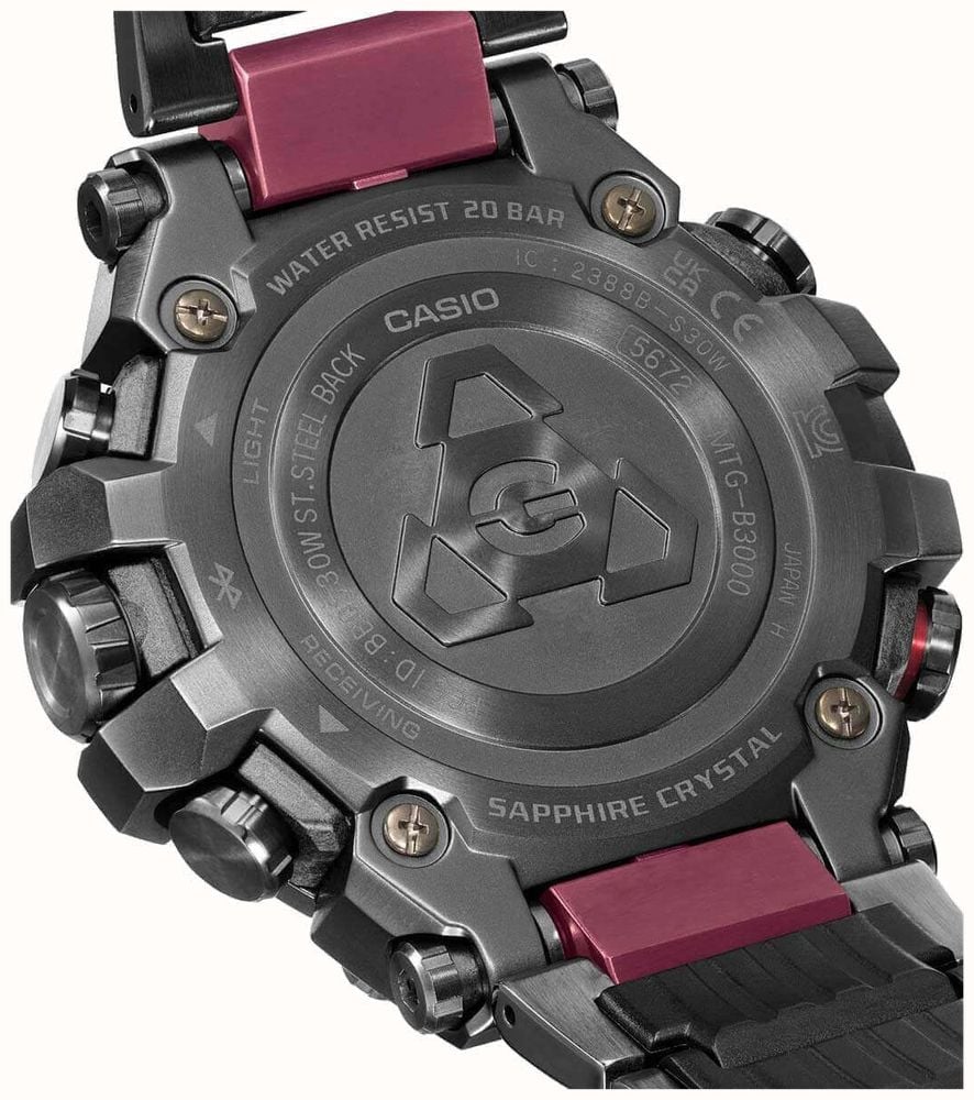 Casio MTG B3000 Series Multi-Band 6 Tough Solar MTG-B3000BD-1AER ...