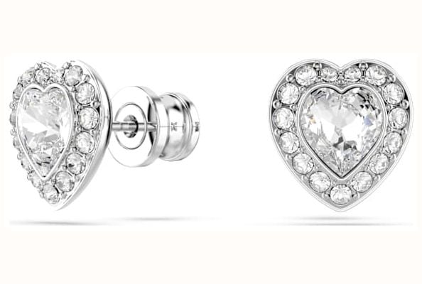 Swarovski X Ariana Grande Heart Shaped Crystal Stud Earrings 5720859 First Class Watches USA