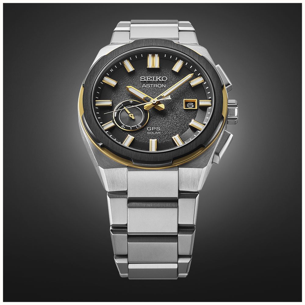 Seiko Astron 3x ‘sol’ (42 Mm) Mostrador Cinza / Pulseira De Titânio ...