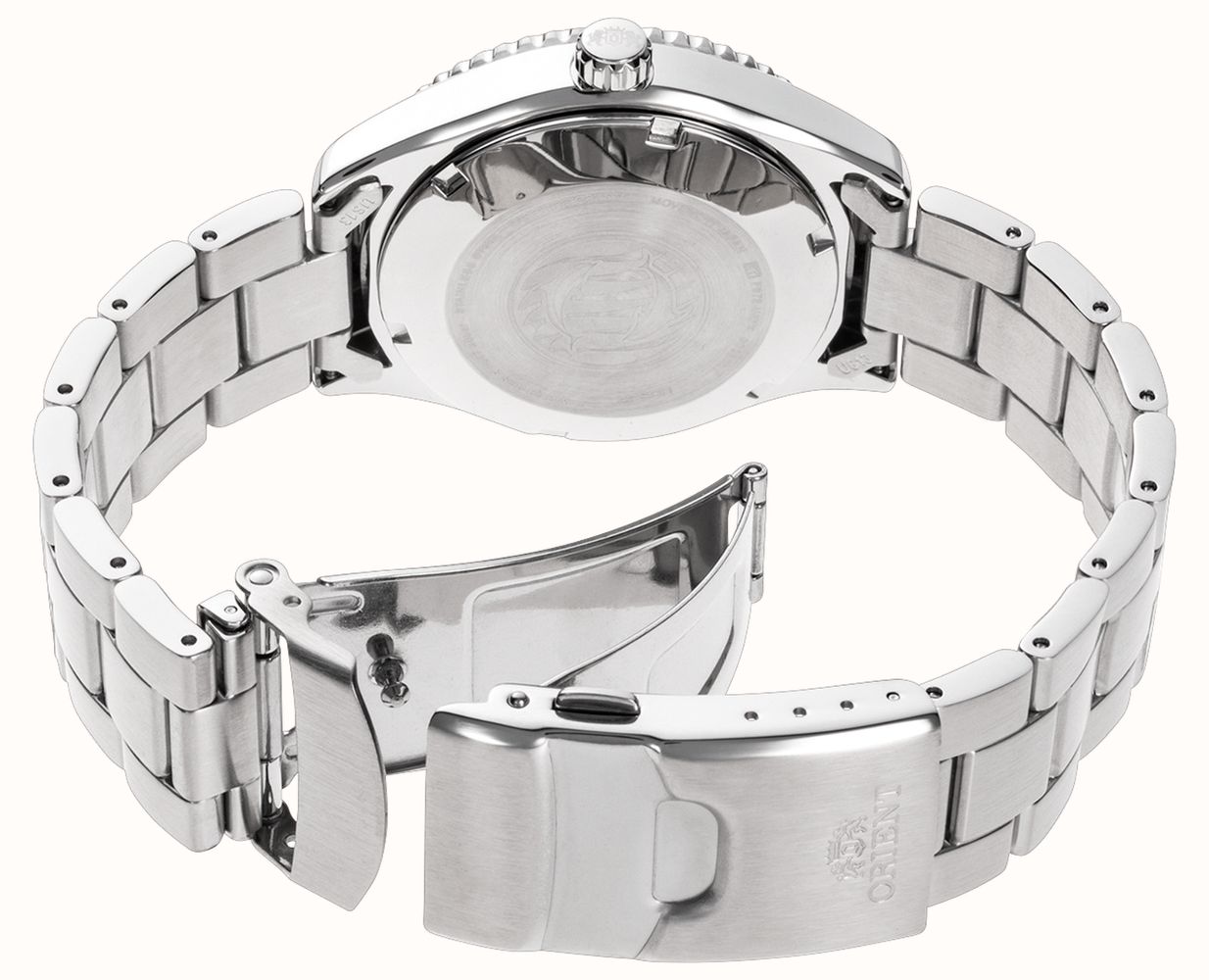 Orient Mako 40 Automatic (40mm) Black Dial / Stainless Steel Bracelet ...