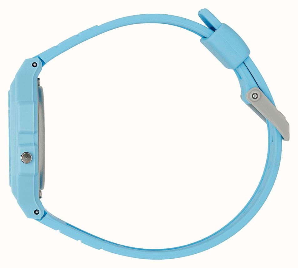 Casio Vintage F-91W (35.2mm) Digital Dial / Light Blue Resin F-91WC ...