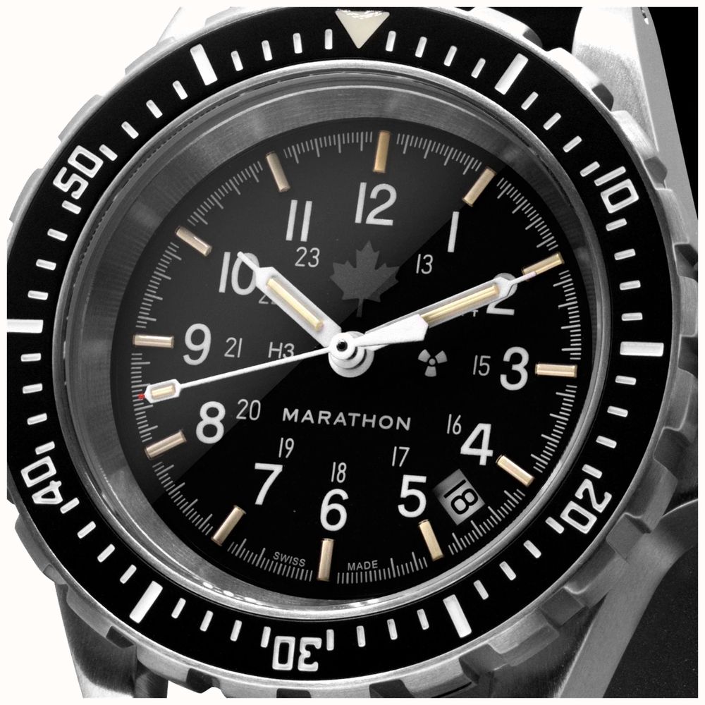 Marathon Grey Maple GSAR Large Diver's Automatic (41mm) Black Dial ...