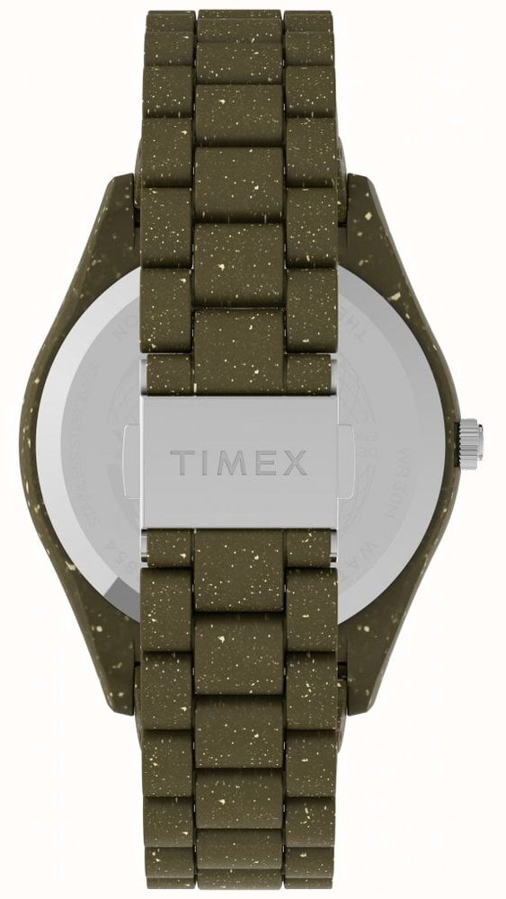 Timex Men's Legacy Black Dial Green Speckled #tide Recycled Ocean ...