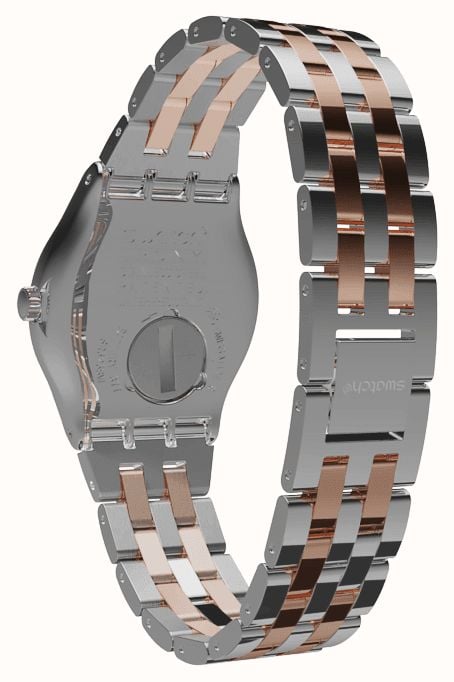 Swatch Midimix (33 Mm) Silber-weißes Zifferblatt / Zweifarbiges ...