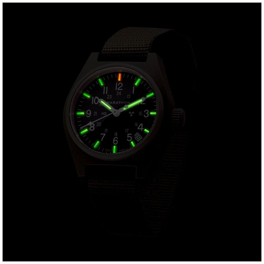 Marathon GPQ Sage Green General Purpose Quartz (34mm) Black Dial ...