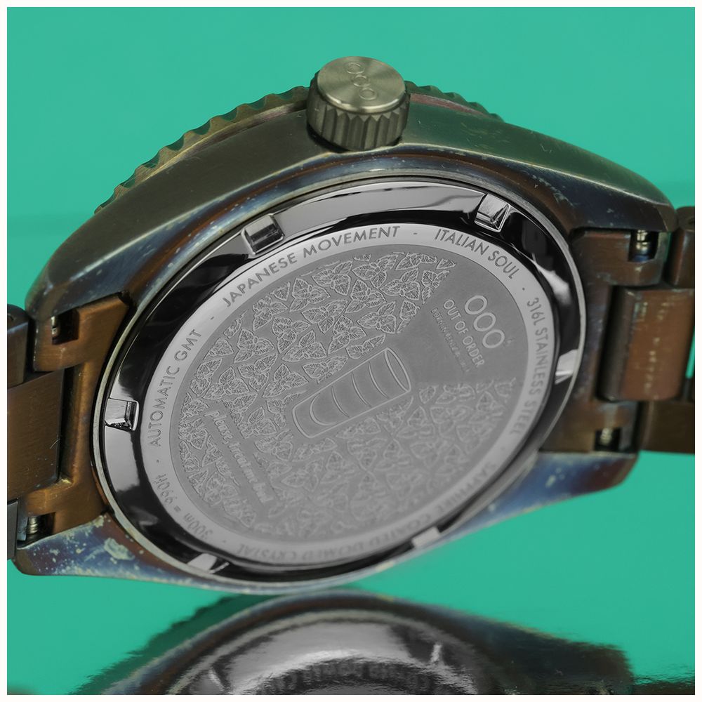 Out Of Order After 8 Automatic GMT (40mm) Mint Green Dial / OOO.001-25 ...