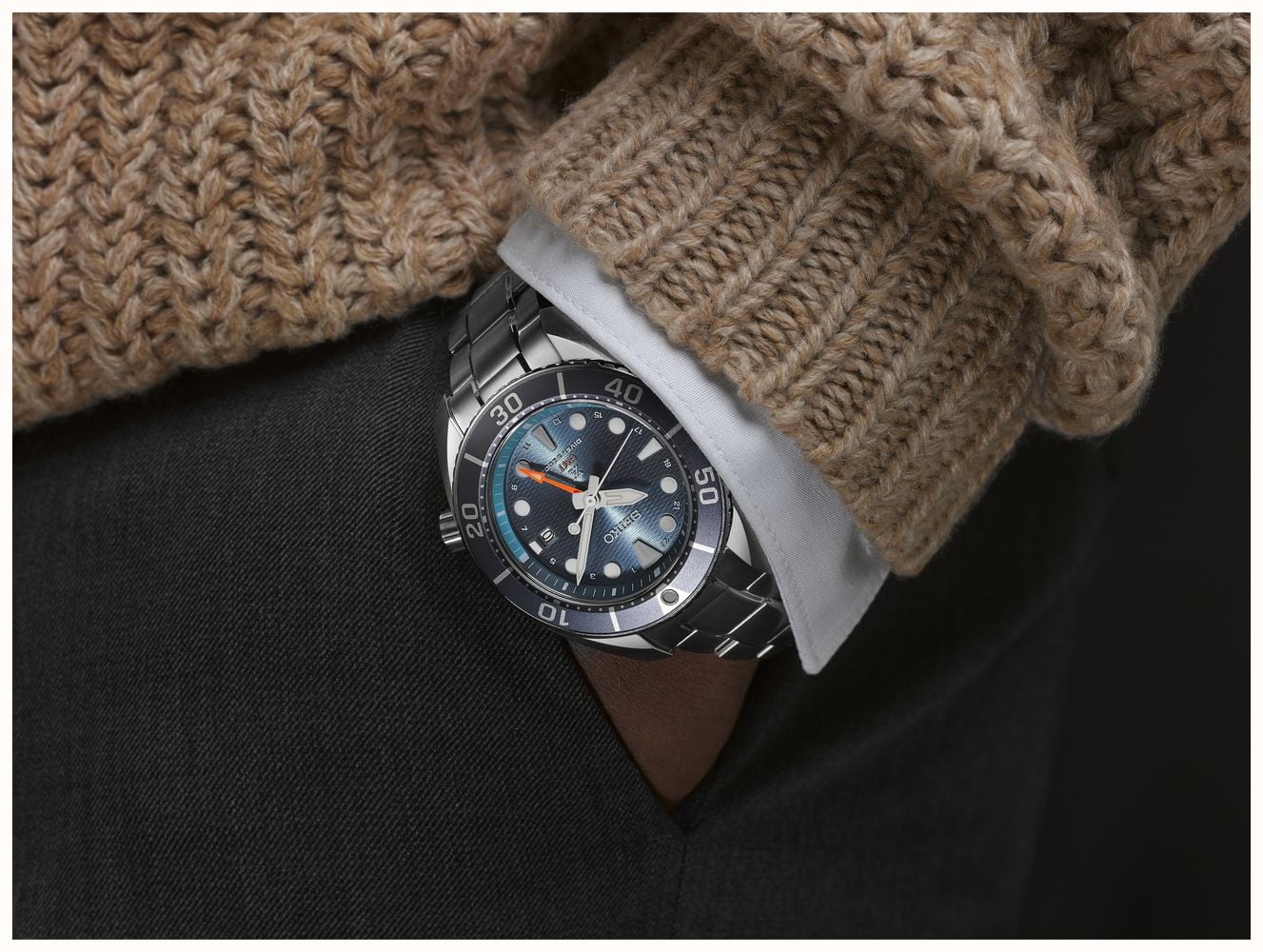 Seiko Prospex Aqua ‘SUMO’ Solar GMT Diver SFK001J1 - First Class ...