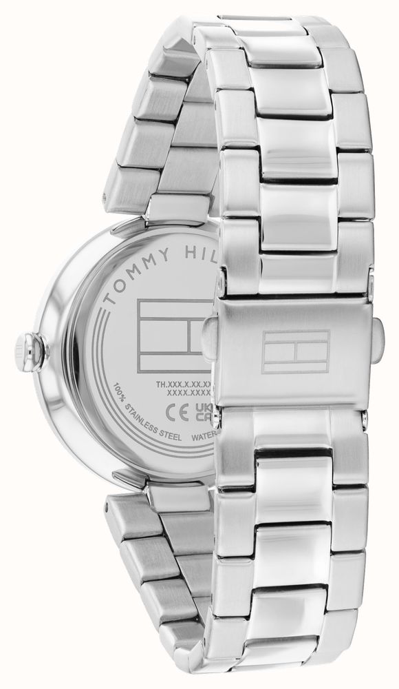 Tommy Hilfiger Alice Para Mujer (34 Mm) Con Esfera Plateada Y Pulsera ...