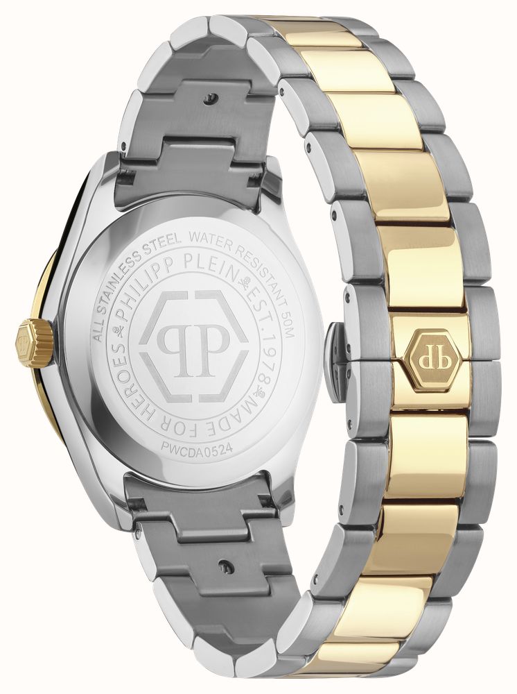 Philipp Plein ROCK COUTURE QUEEN (38mm) Green Dial / Two-Tone Stainless ...