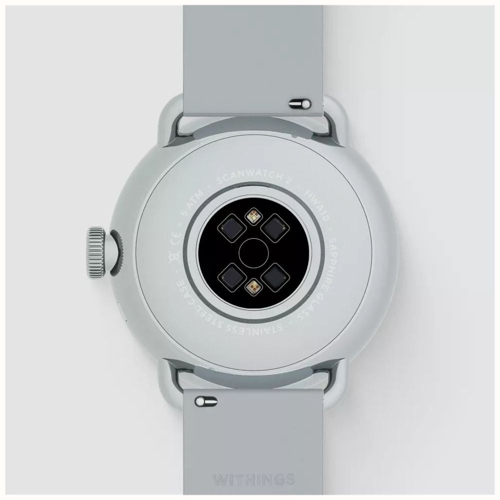Withings ScanWatch 2 - Hybrid Smartwatch With ECG (38mm) White Hybrid ...