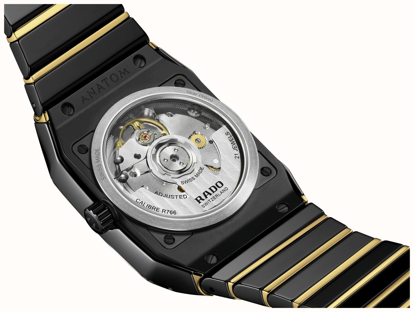 RADO Anatom Automatic (32.5mm) Black Dial / Black High-Tech Ceramic ...