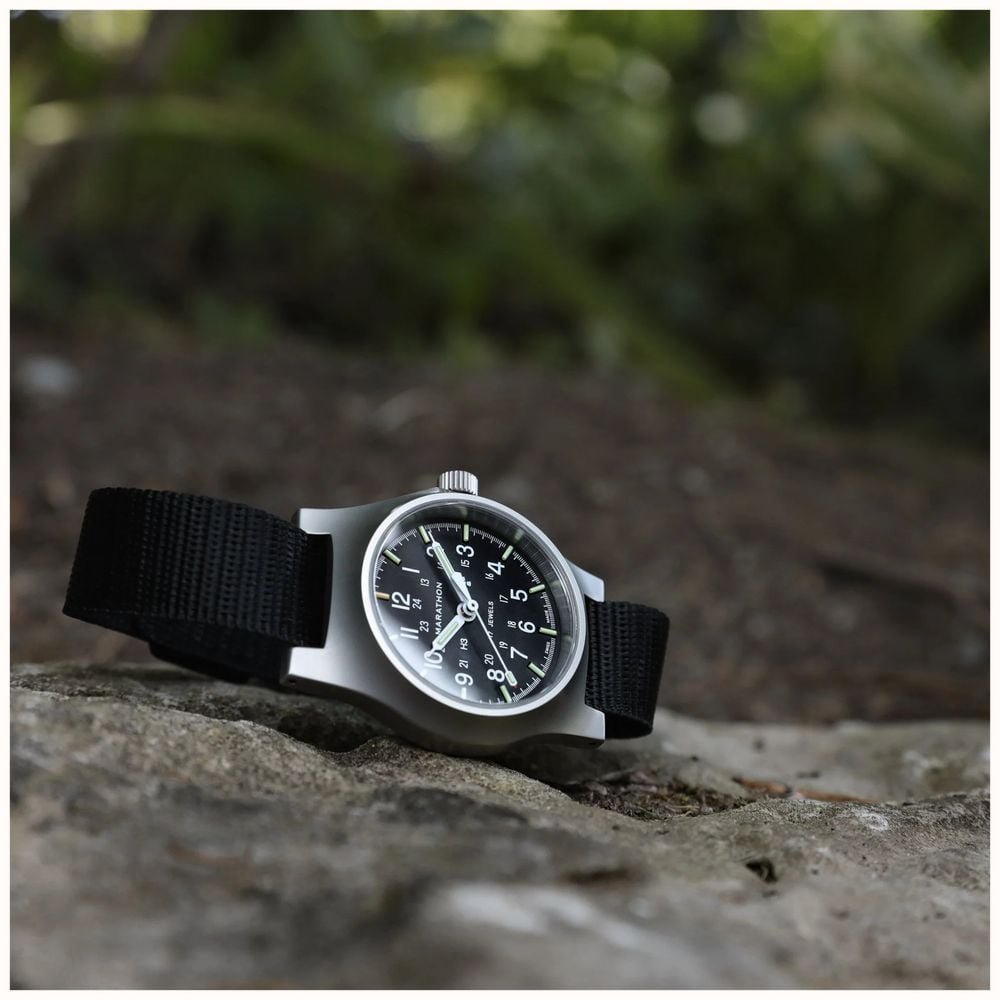 Marathon GPM Steel General Purpose Mechanical (36mm) Black Dial / Black WW194003SS-0101 - First ...