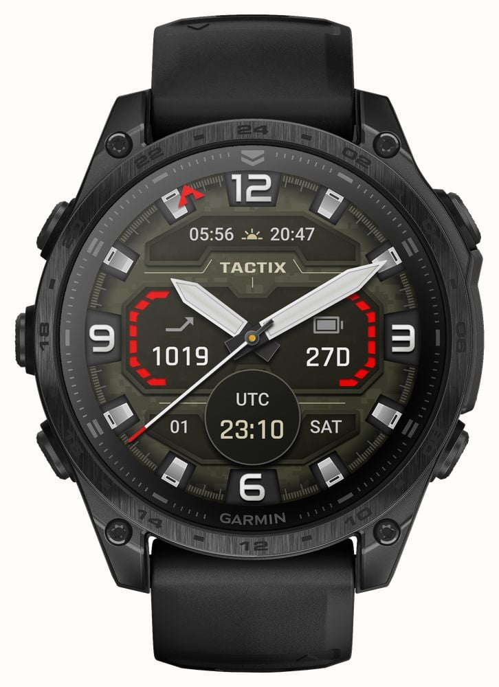 Garmin Tactix 8 47mm AMOLED Sapphire Tactical Smartwatch - Black ...
