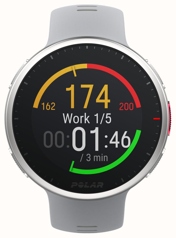 Polar Vantage V2 Premium Multisport Watch Silver & Grey/Lime (M-L) 90083651 - First Class ...