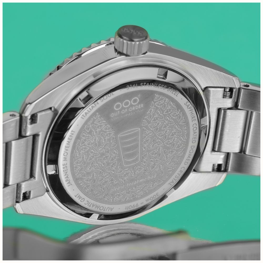 Out Of Order After 8 Automatic GMT (40mm) Mint Green Dial / OOO.001-25 ...