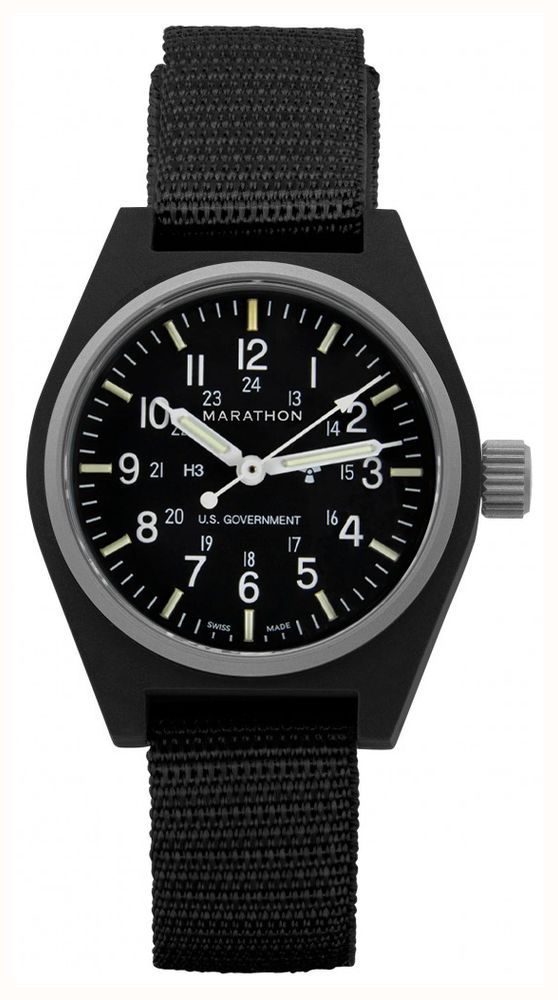 Marathon GPQ Black General Purpose Quartz US Government (34mm) Black ...
