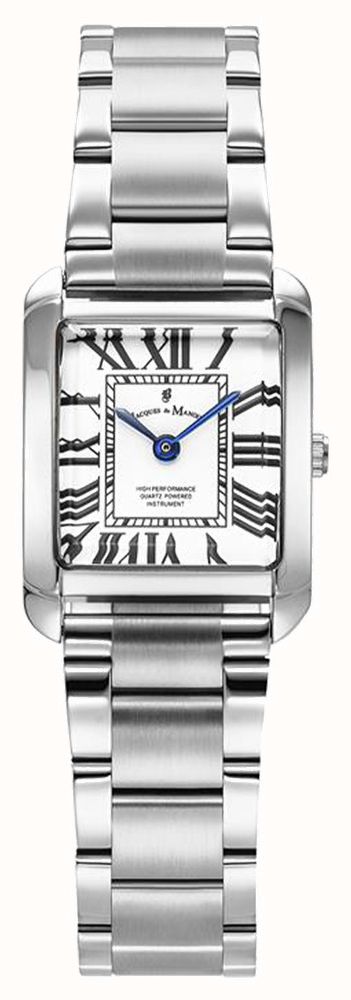 Jacques Du Manoir Emily Swiss Quartz (19mm) White Dial / Stainless ...