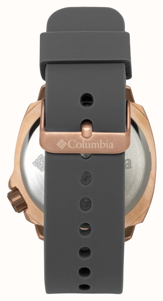 Columbia Delta Ridge Quartz Rose-Gold Grey Dial / Grey Silicone CSS17 ...