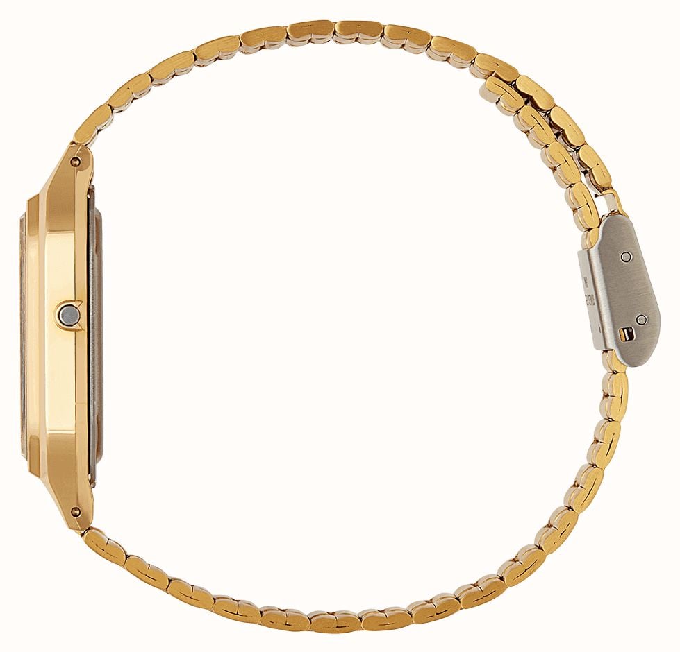 Casio Vintage Cream Hybrid Dial / Gold-Tone Metal Bracelet AQ-230GA ...